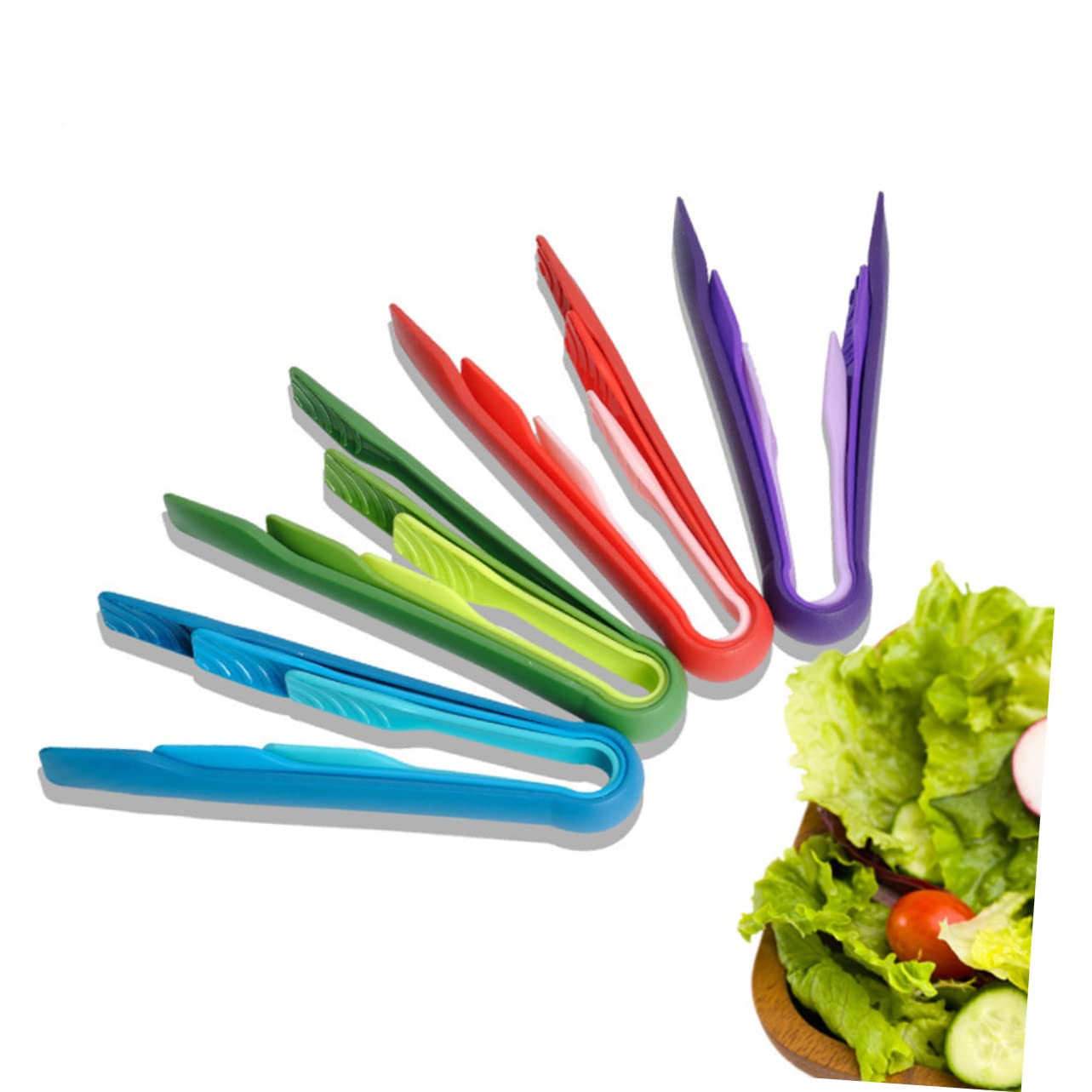 Plastic Salade Tang 3 Stks/set Plastic Voedsel Tong Keuken Tang