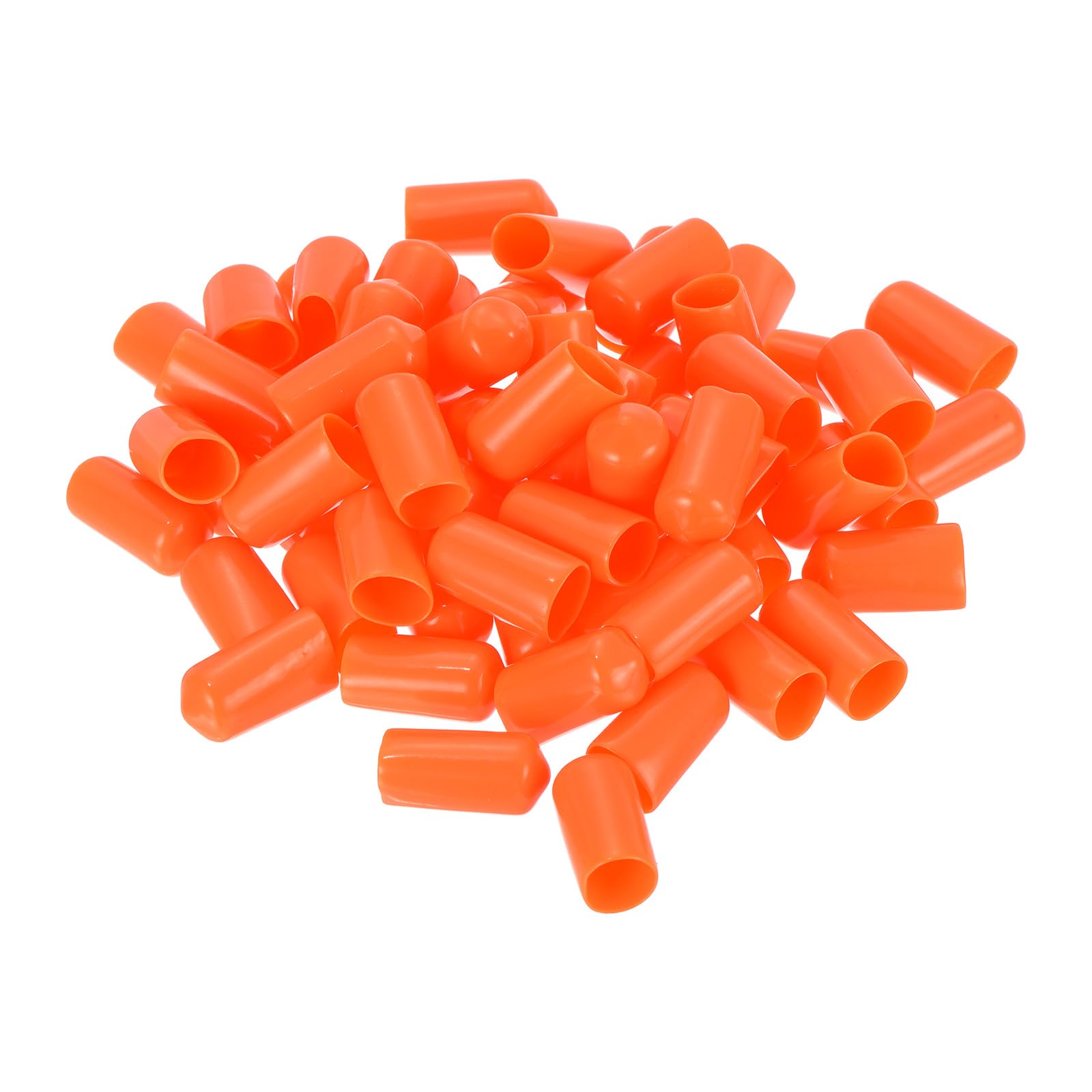 Snapklik.com : Uxcell 100pcs Rubber End Caps 10mm ID Vinyl Round Tube ...