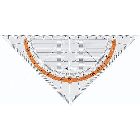 Rotring Geometrie-Dreieck/S0220800 25cm mit Griff : Amazon.de ...