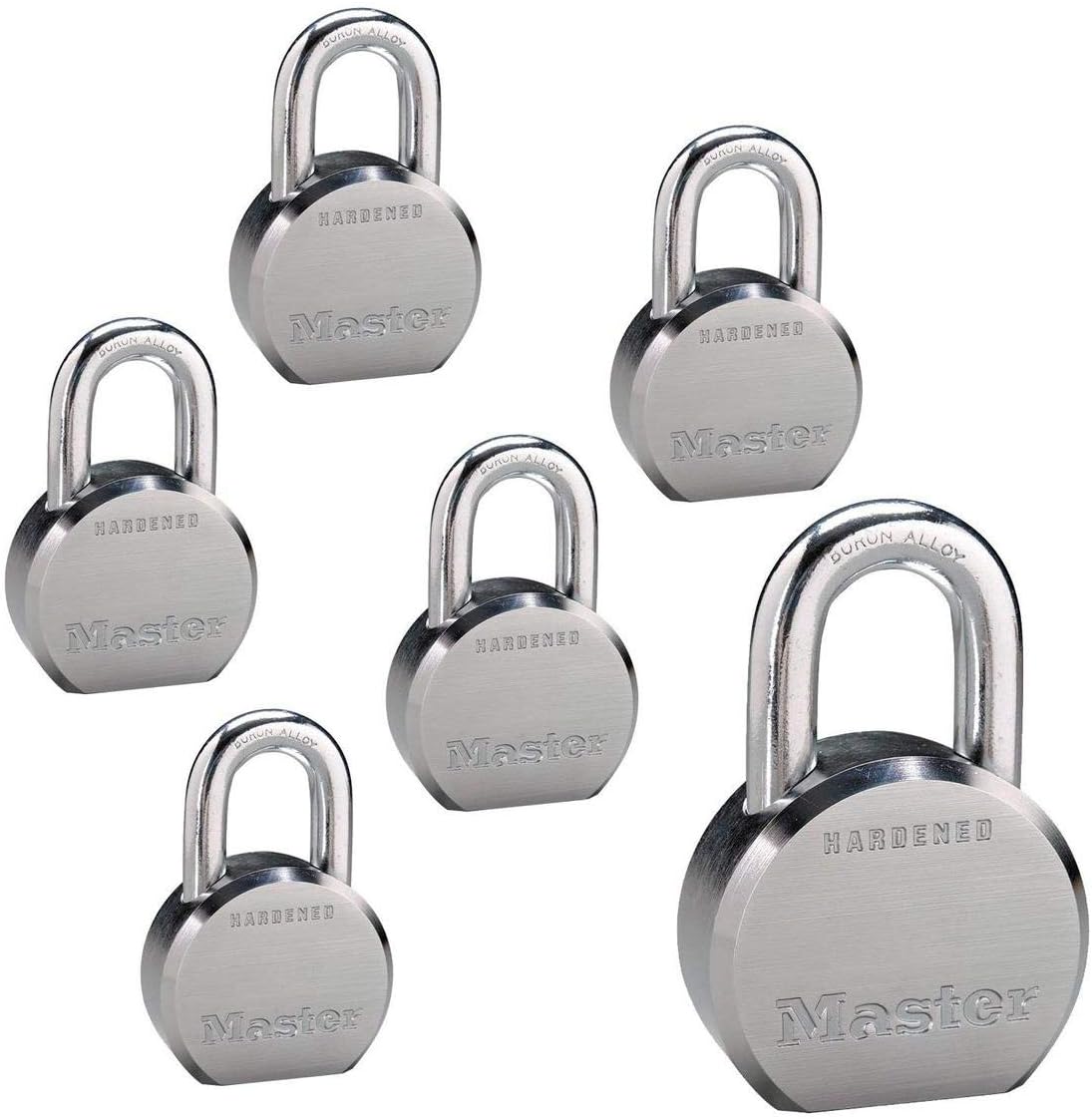Master Lock - (6) High Security Pro Series Keyed Alike Padlocks 6230NKA ...