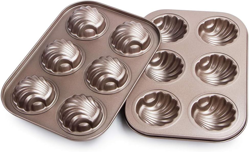 Amazon.com: Webake Non-stick Madeleine Pans Carbon Steel Cake Pan ...