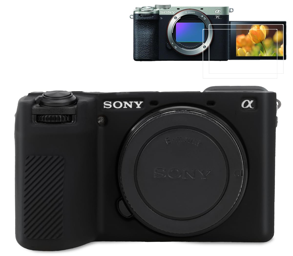 Amazon.com : Pocoukate Case for Sony Alpha 6700 Camera, Soft Silicone ...