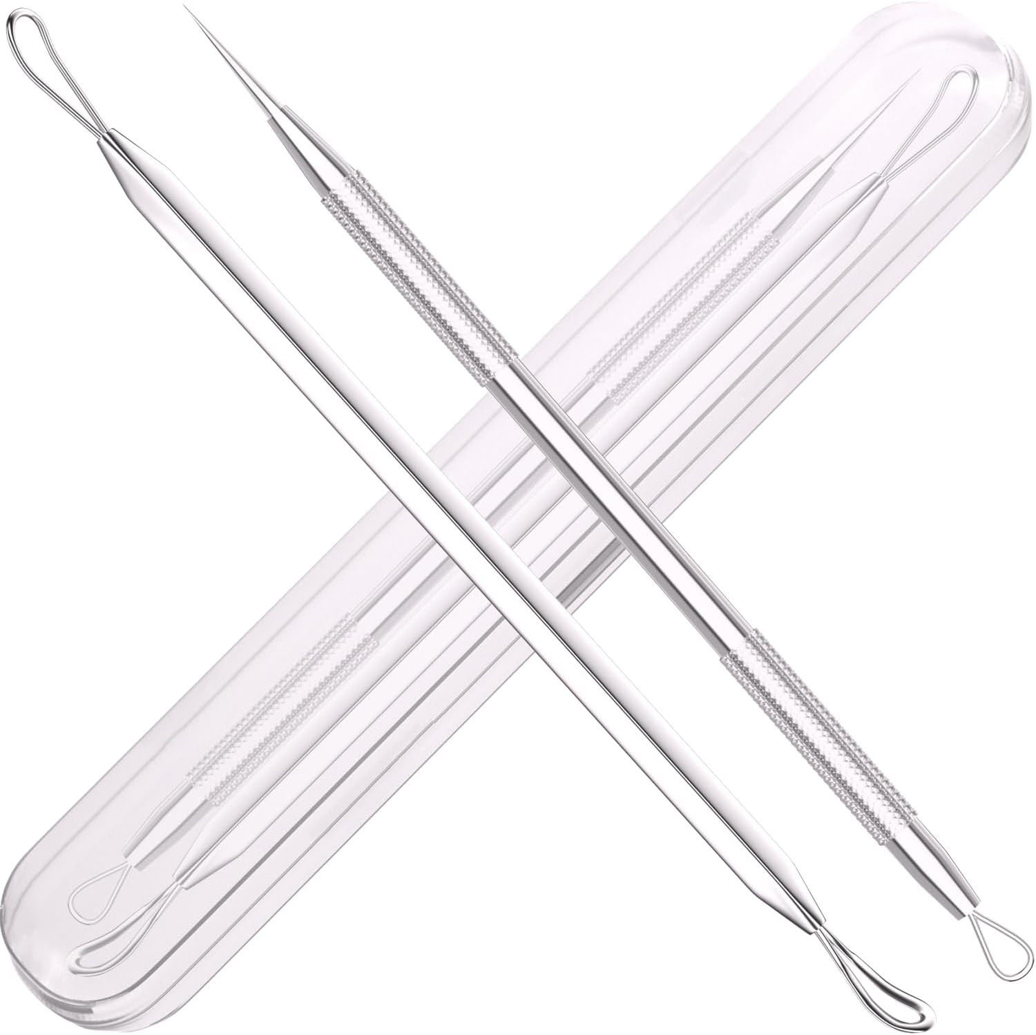 Amazon.com: Azosowo 2-Pack Blackhead Remover Tools, Pimple Popper Tool ...