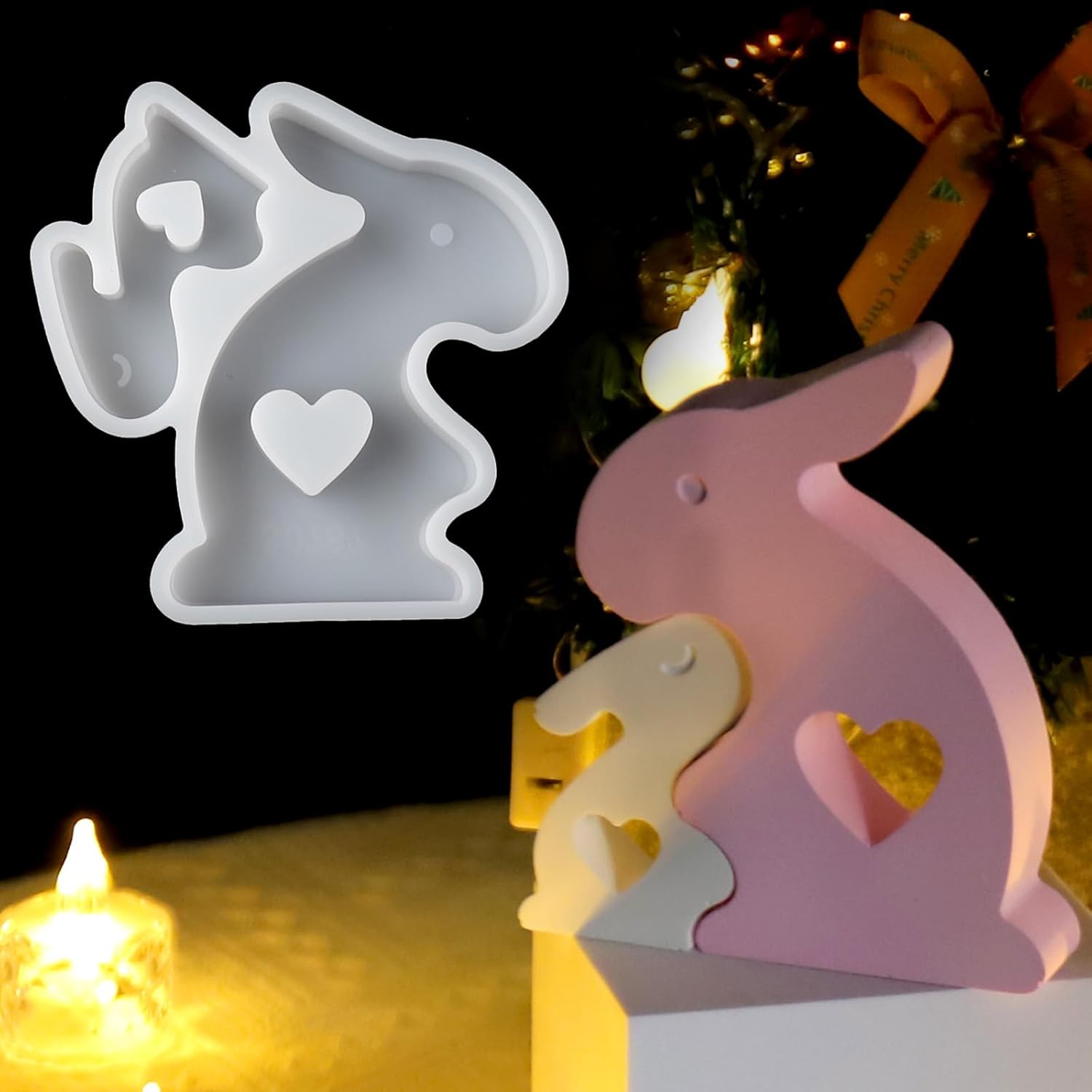 EPODA Silikonform Hase, Silikonformen GießFormen Hase, Silikonform ...