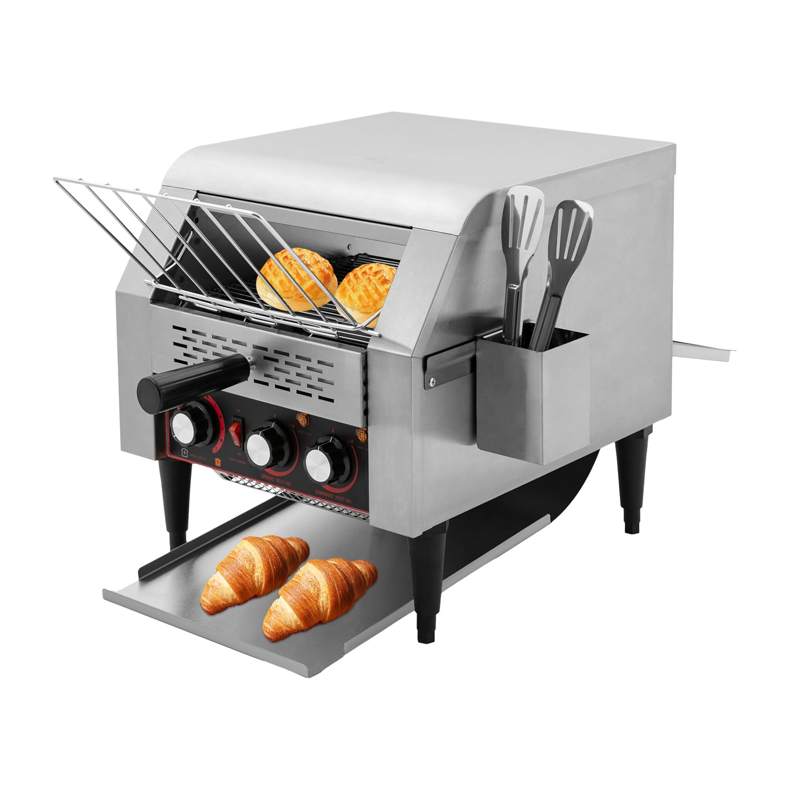 Amazon.com: Commercial Conveyor Toaster 300 Slices/Hour 1900W Heavy ...
