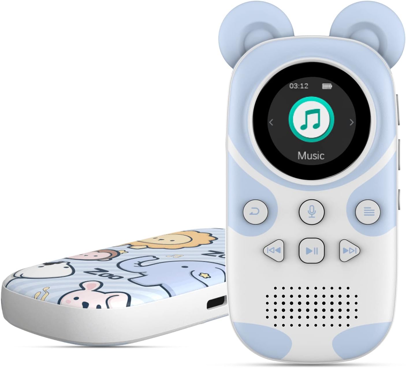 RUIZU Bluetooth MP3 Player for Kids, Cartoon Zoo Portable Music Player ...