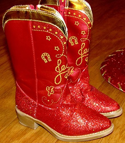 Buy Disney Store Toy Story 3 Red Sparkle Jessie Boots Size 7/8 Online ...