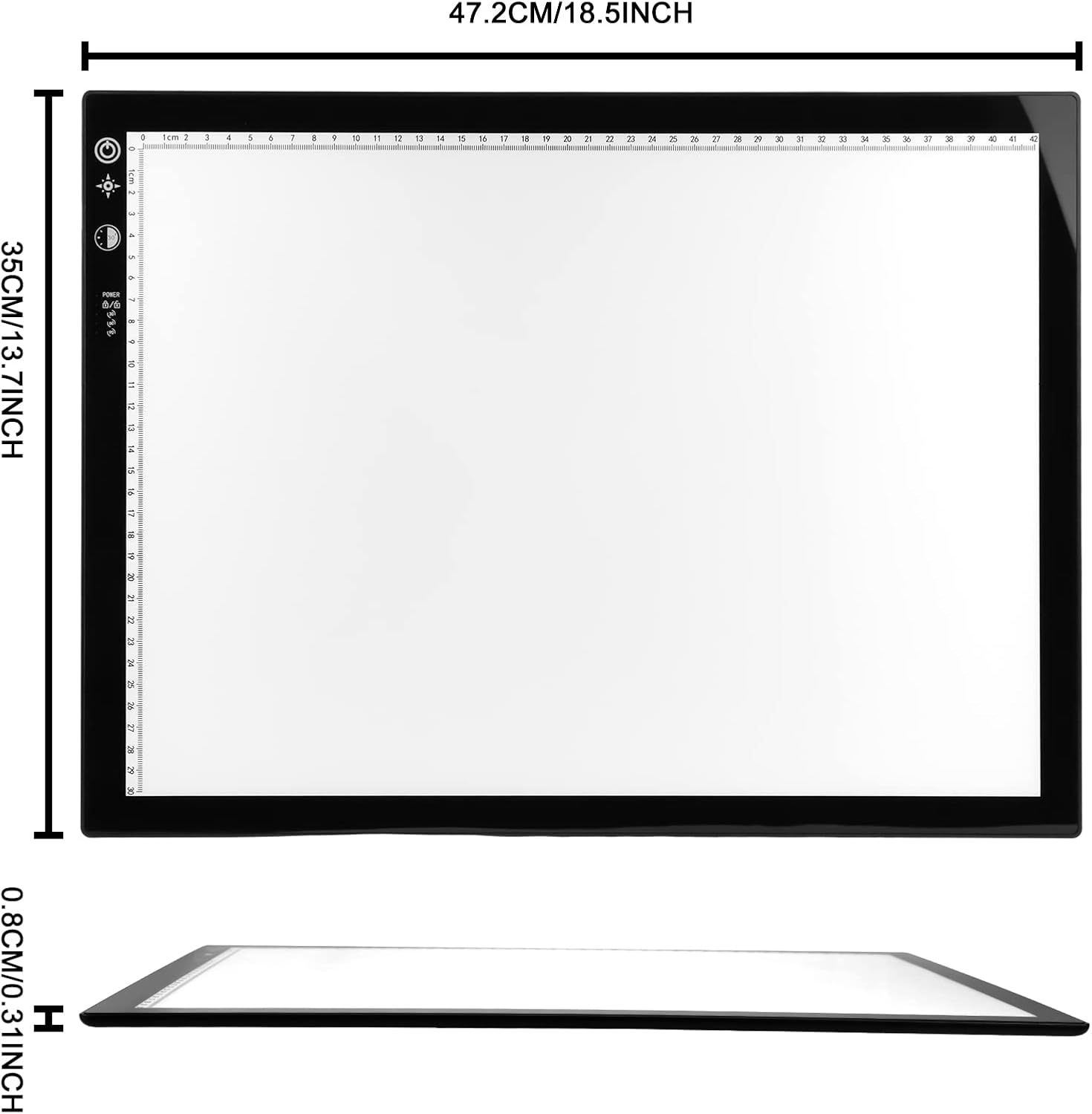 Voilamrt A3 Portable Tracing Light Box - Ultra-Thin Sketch Drawing Pad ...