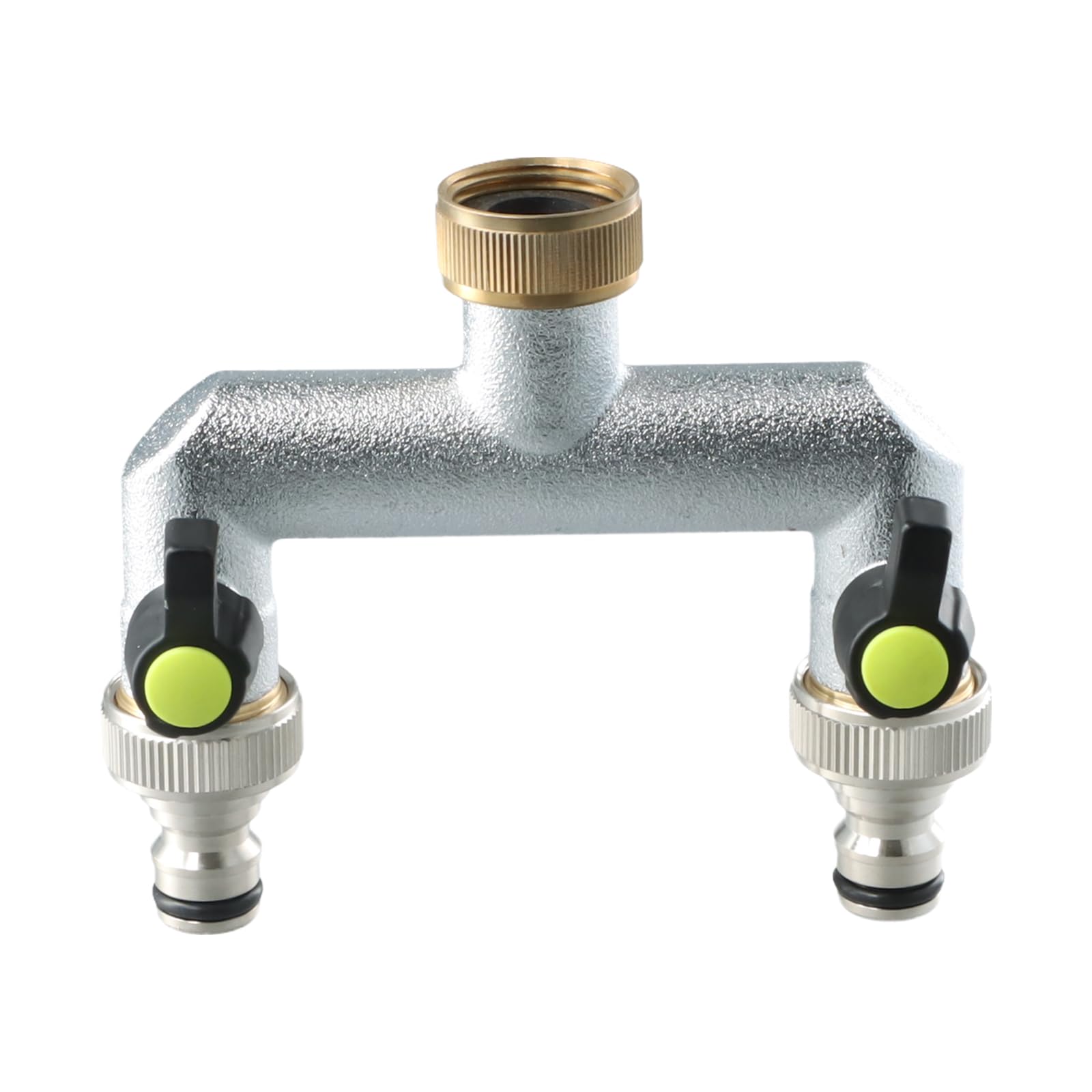 Garden Hose Splitter 2 Way Tap Splitter, 3/4″ Brass Garden Hose ...
