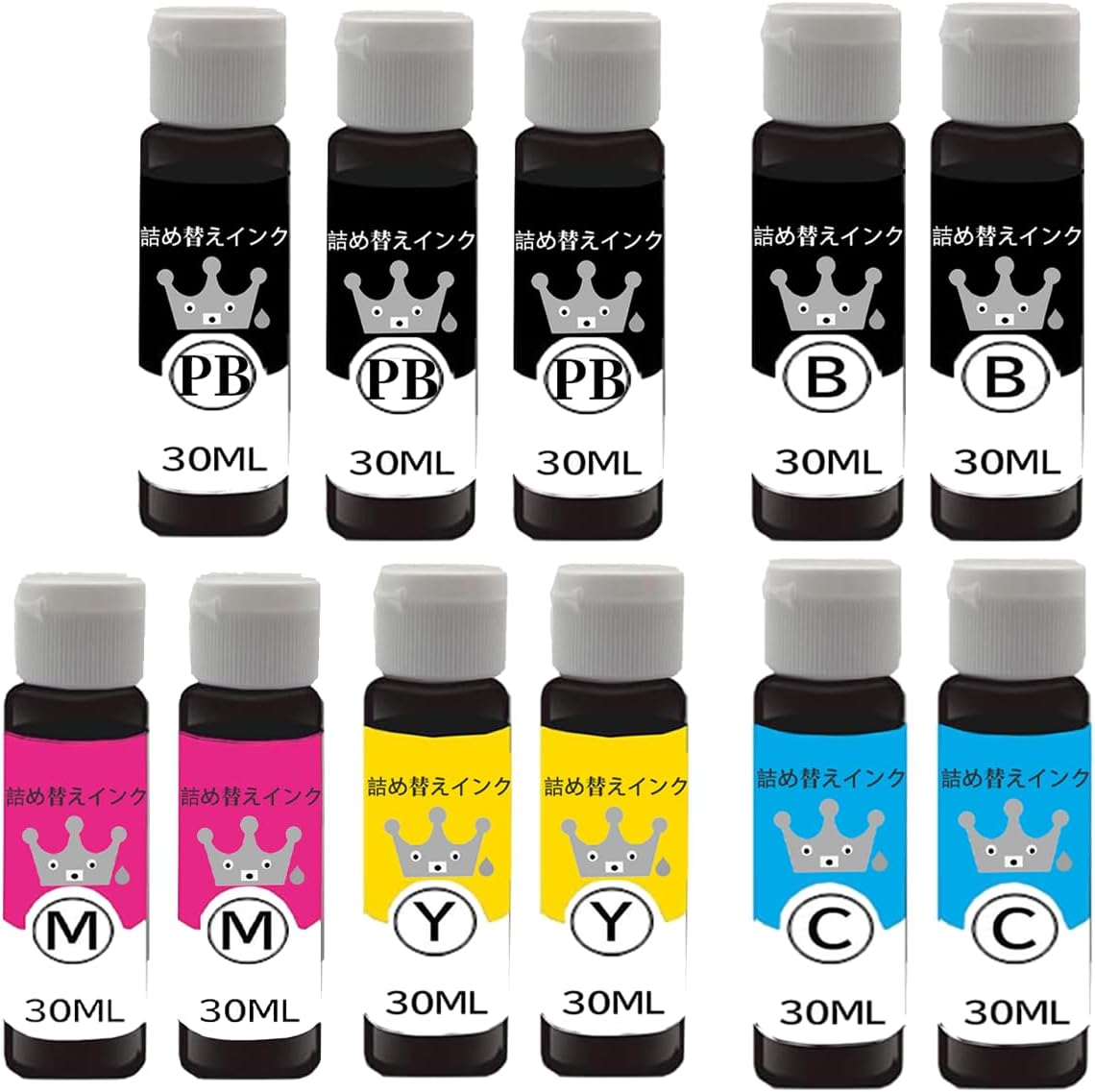 Amazon.co.jp: 【UNIQUE-INK】キャノン用詰め替えインク BC-310/311 BC-340/341 BC-345/346 BC-360/361 BC-365/BC-366 ...