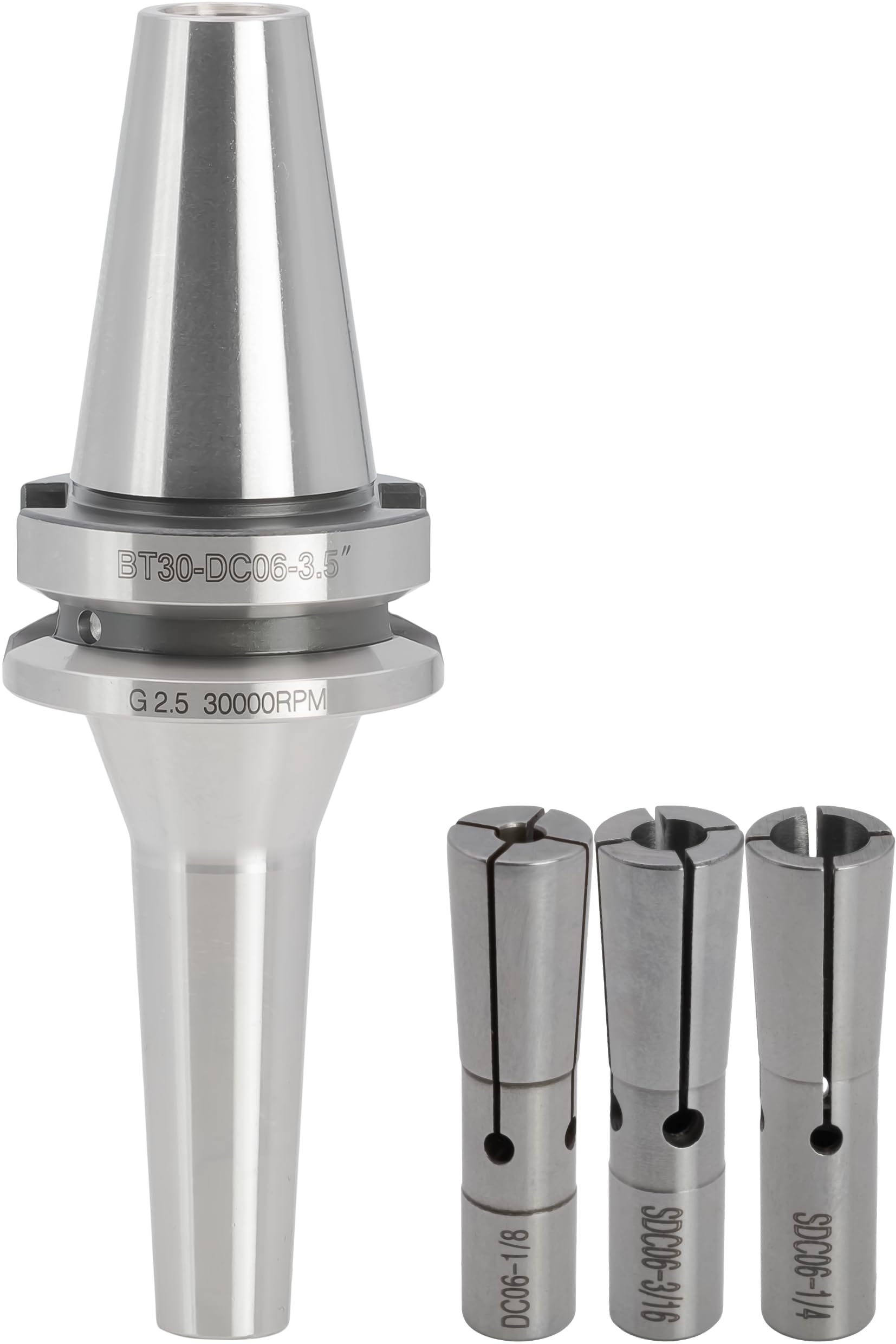 BT 30 Taper Slim Fit DC-6 Collet Chuck, Tool Holder Set, 3 1/2 ...