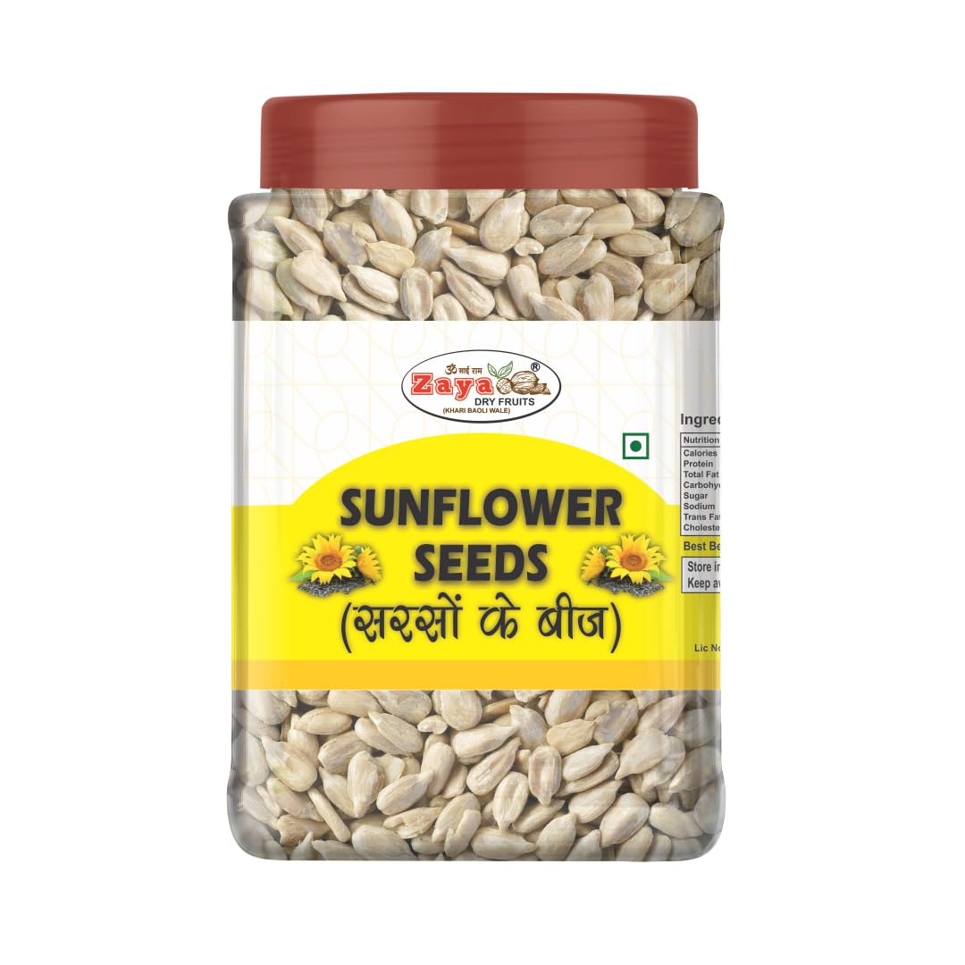 Zaya 500gm Sunflower Seeds, Natural Seeds, Protein Rich Seed, Raw and ...