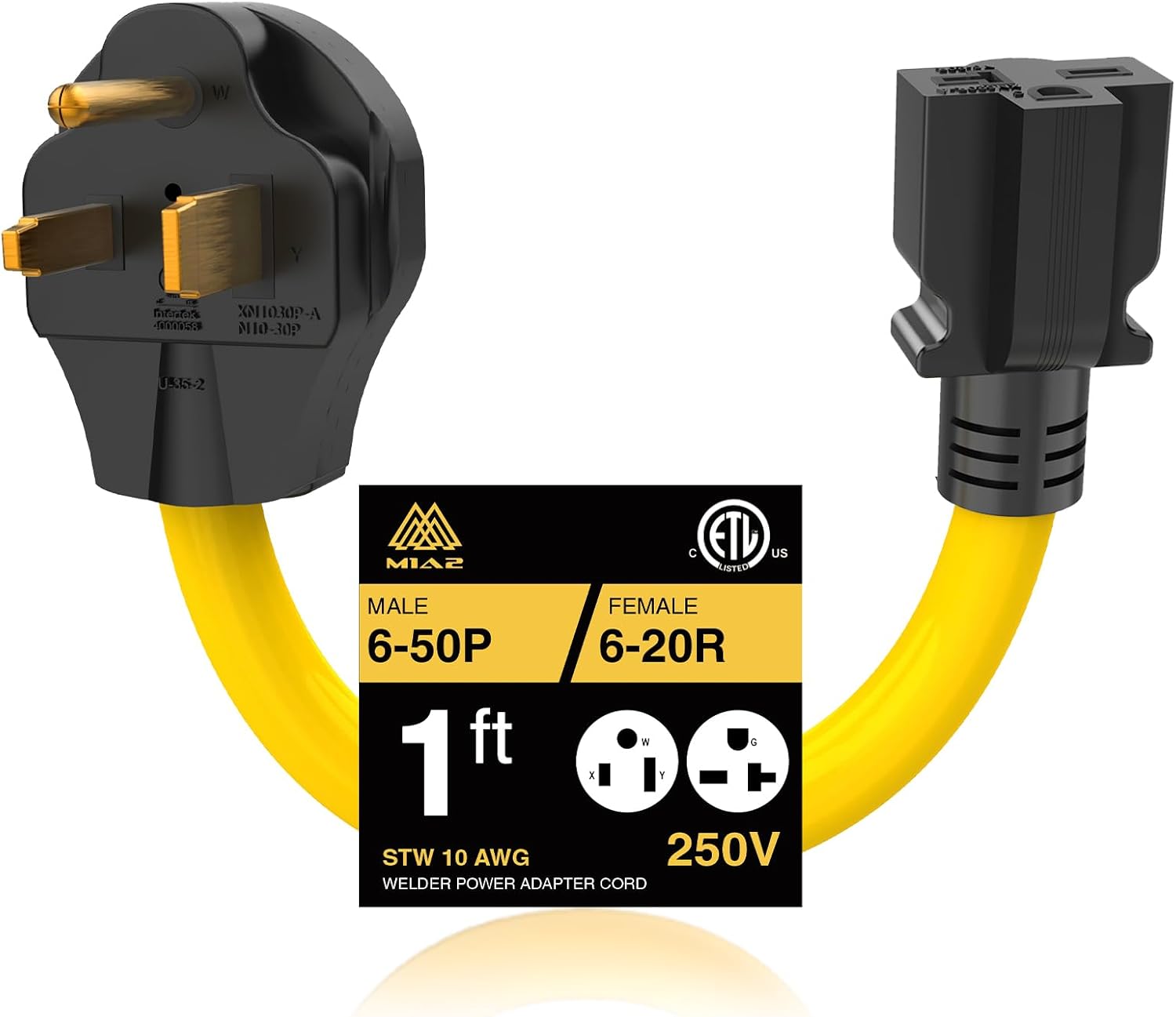 Amazon.com: [240v to 240v] M1A2 Welder Power Adapter 220 Volt Plug ...