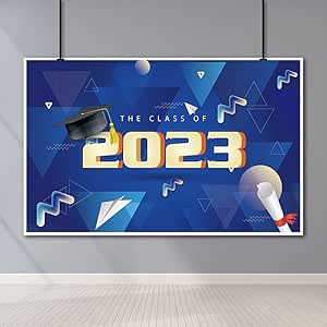 Amazon.com : 8x6Ft Graduation Backdrops Congratulations Congrats Grad ...