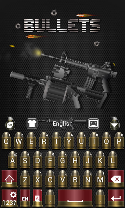 Bullets Keyboard Theme &Emoji - App on the Amazon Appstore