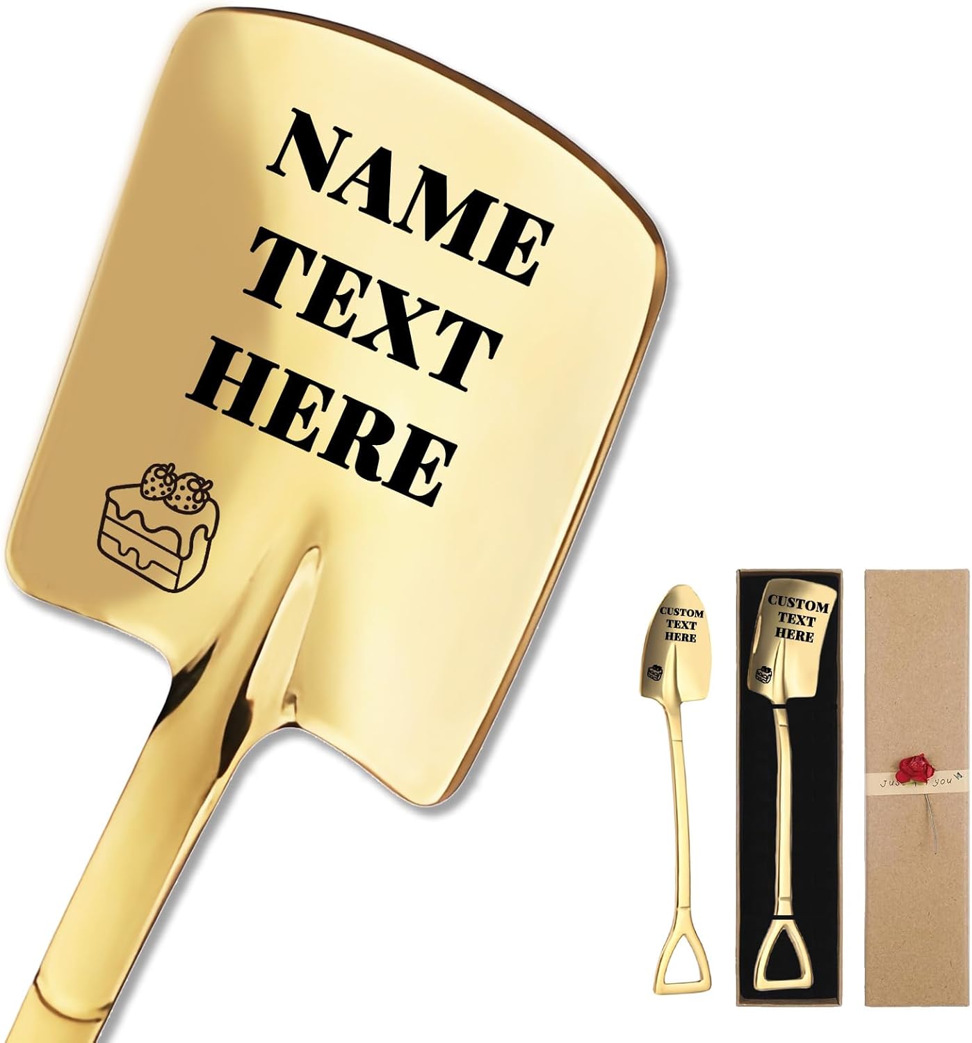 Amazon.com: Custom Spoons Personalized Ice Cream Shovels Spoons ...