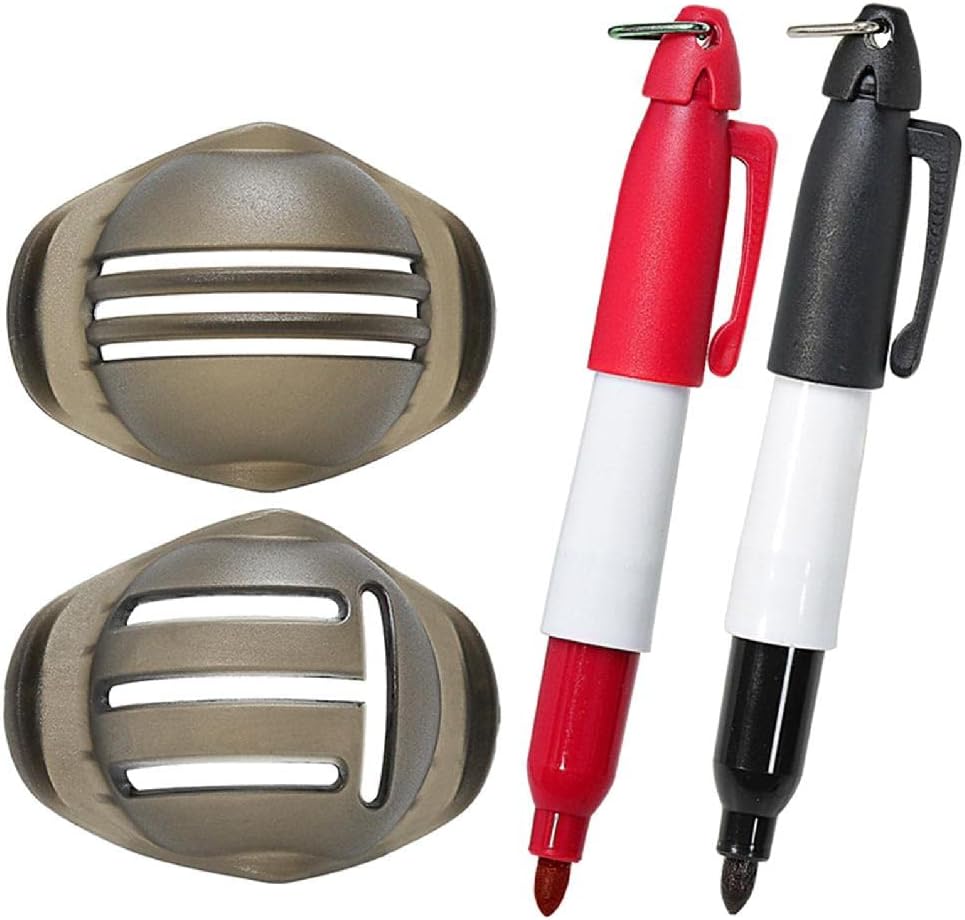 Amazon.com : Huhudde Golf Ball Alignment Line Marker Marking Template ...