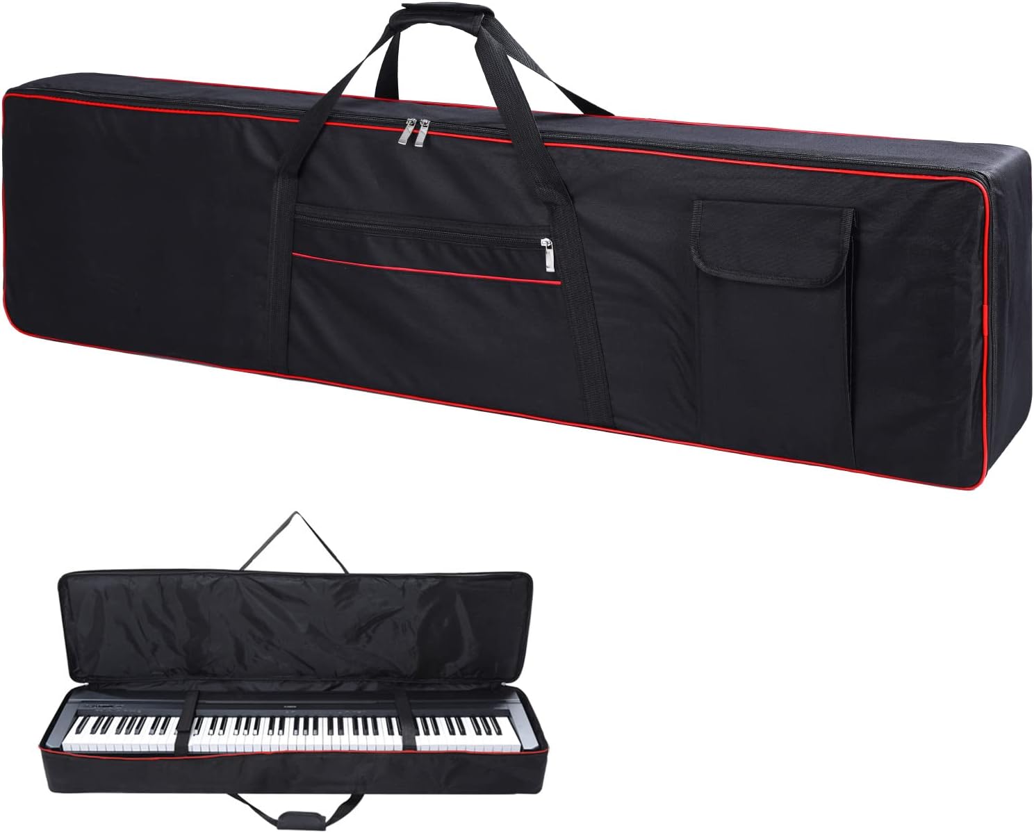 Amazon.com: 61 Key/88 Key Keyboard Case, Keyboard Gig Bag with Handles ...