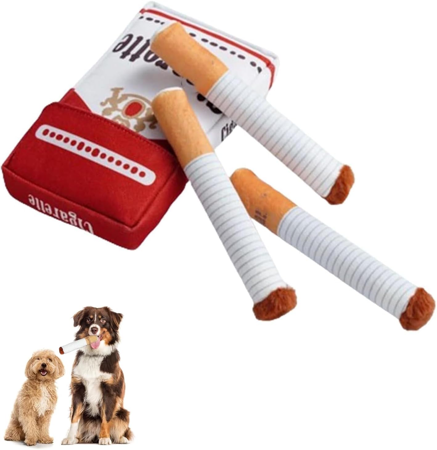LSTORENICE 4Pcs Dog Chew Toys Interactive Cigarettes Small Medium Dogs ...