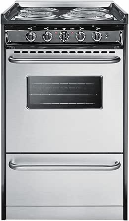 Amazon.com: Summit TEM110BRWY Kitchen Cooking Range, Stainless Steel ...