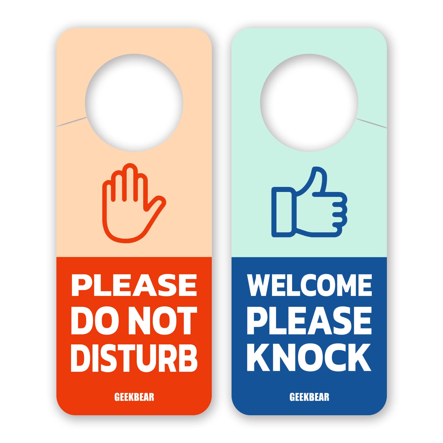Snapklik.com : GEEKBEAR Do Not Disturb Door Hanger Sign