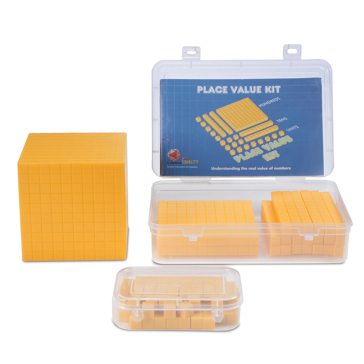 Navnirmiti Place Value Kit – Dienes Blocks for Kids | Math Learning Toy ...