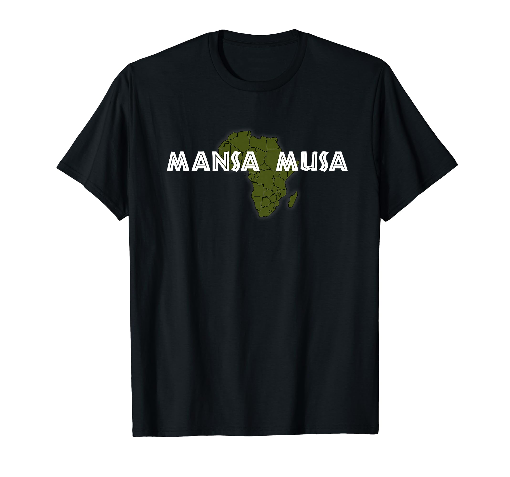Amazon.com: Mansa Musa Black History Month TShirt-Richest Man in ...