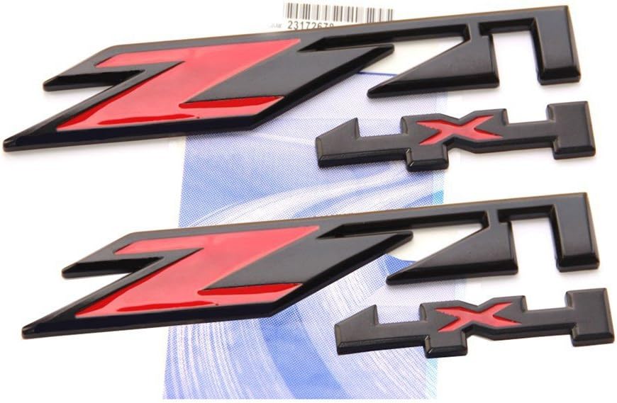 Amazon.com: 2X Z71 4x4 Emblems Badges Compatible for Silverado Sierra ...