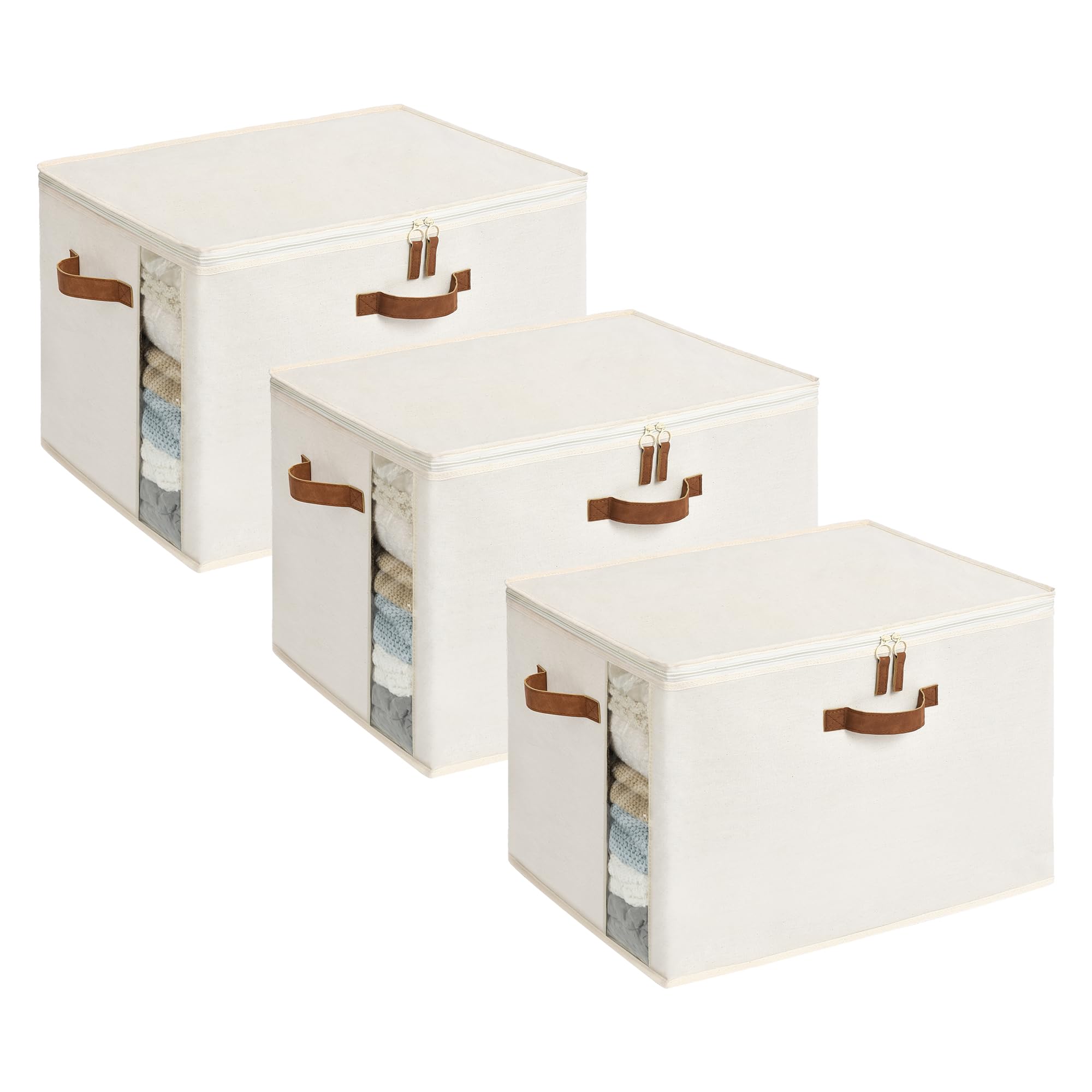 Amazon.com: StorageWorks 135L Comforter Storage Bag with Handles ...