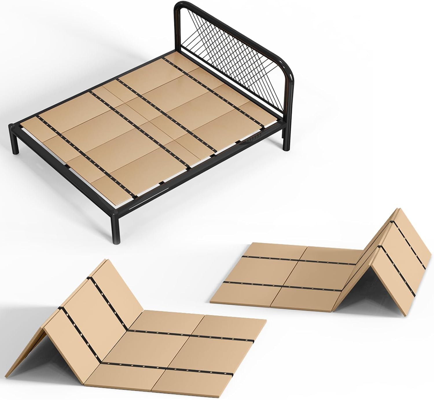 Amazon.com: Imperius Twin Bed Board Under Mattress Support,5mm,Foldable ...
