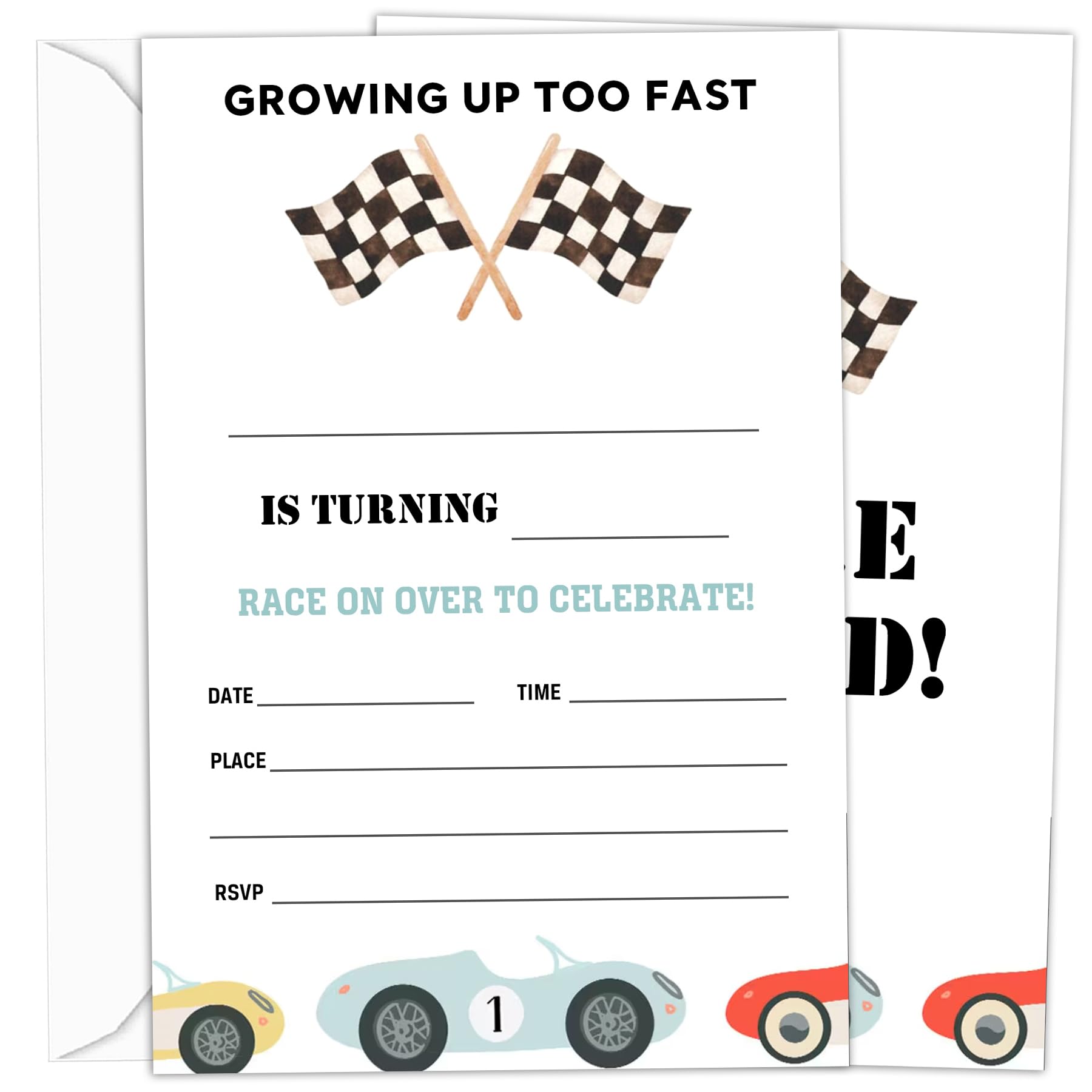 Invitaciones Para Fiesta De Carreras De Nascar