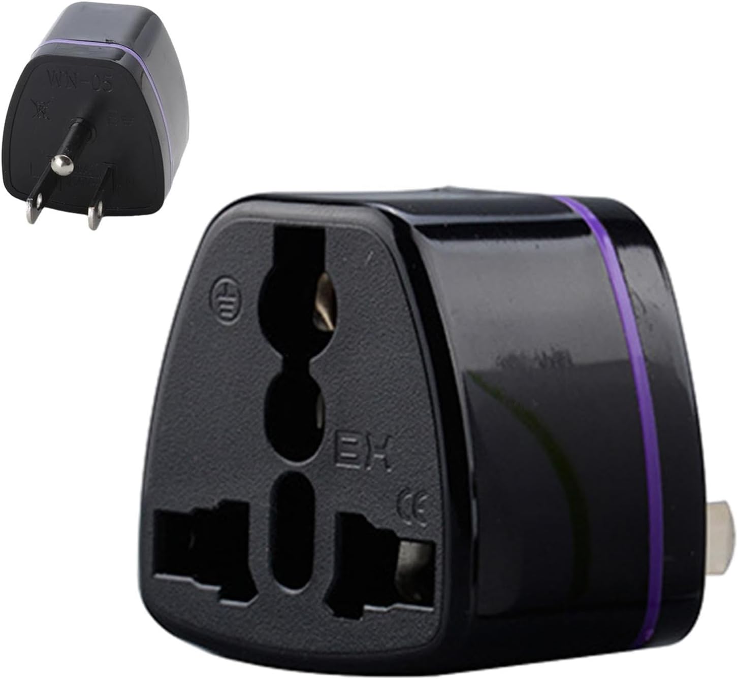 LVTFCO Adaptador de Enchufe Americano a Europeo - Adaptador de Corriente de Viaje Internacional ...