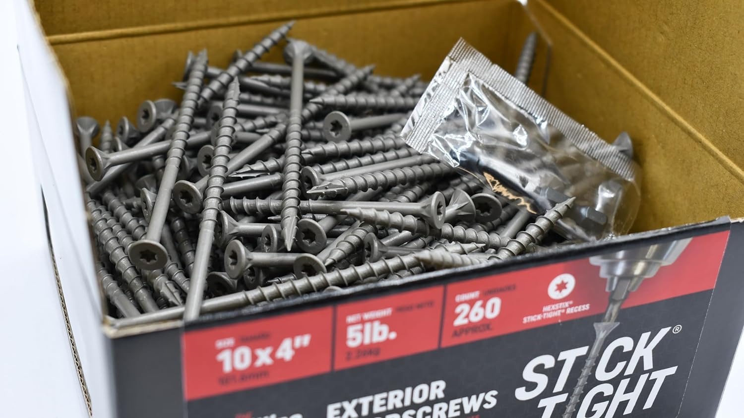 Snapklik.com : PSC Exterior Screws 5lb Box Size 10X4 Inch - Heavy Duty ...