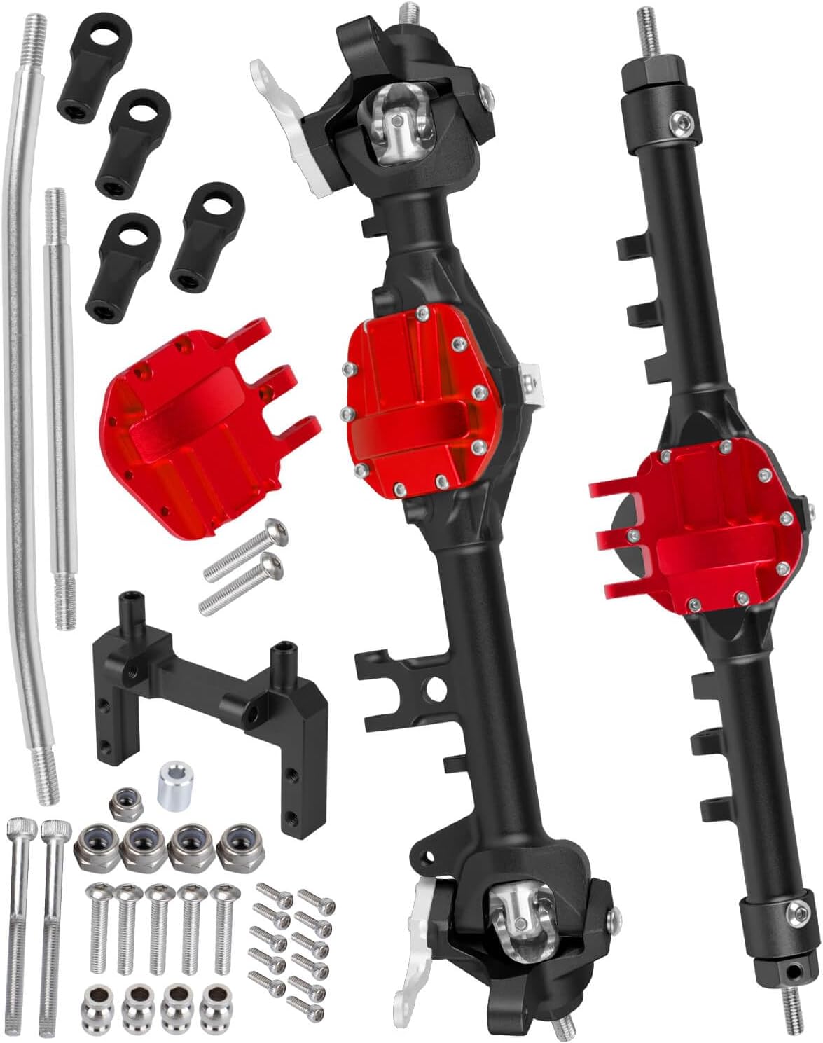 Amazon.com: RCMYou RC Front Rear Axle Complete Metal Portal Axle ...