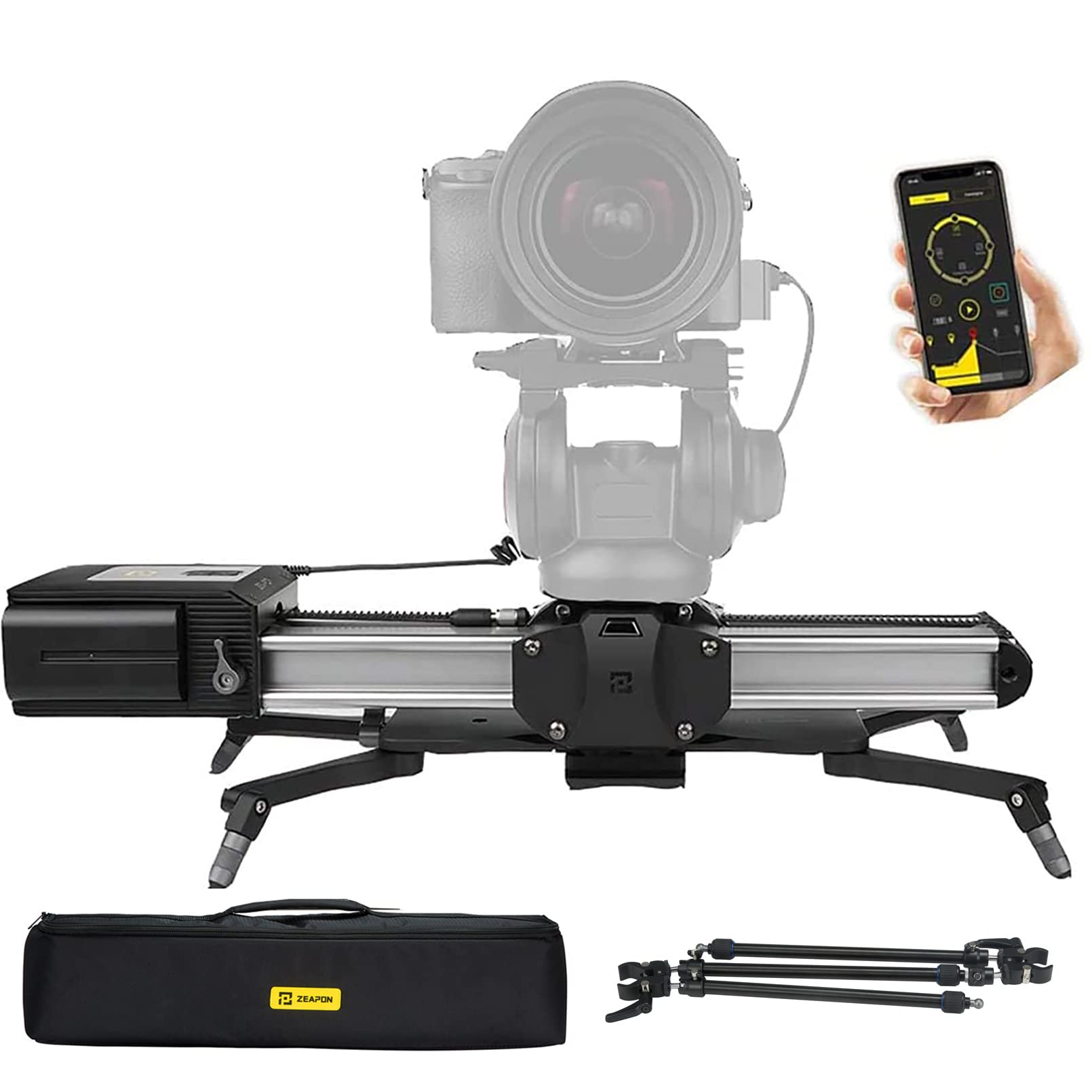 Zeapon Micro 2 E600 Motorized Camera Slider, Zeapon Camera Track Slider ...
