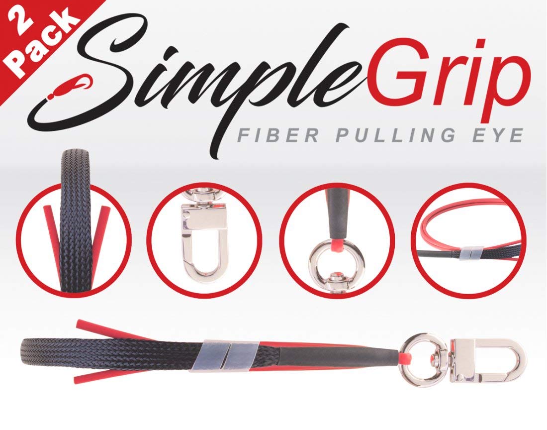 Buy FiberCablesDirect - 2 Pack SimpleGrip Fiber Pulling Eye Hooks ...