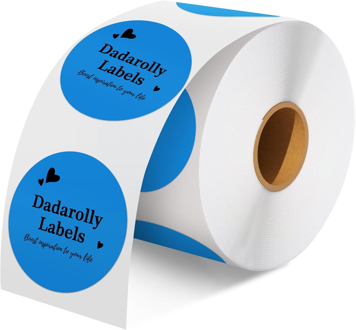 Amazon.com : Dadarolly Thermal Round Labels 2 Inch (Blue, 750/Roll ...