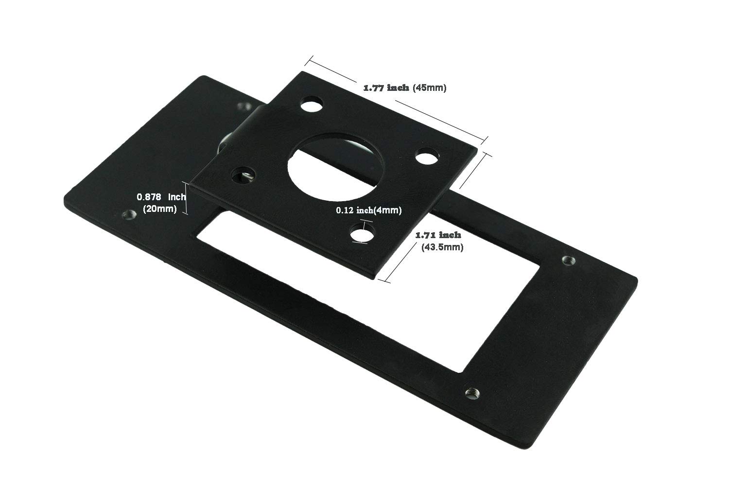 POPMAS Adjustable (-45 to +45 Degree) Metal Angle Mount Adapter ...