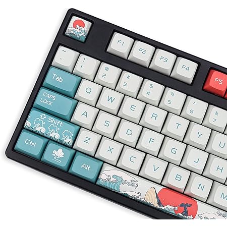 MOLGRIA Keycaps 71 Set for Gaming Mechanical Keyboard, Custom PBT OEM ...