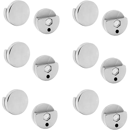 Amazon.com: HAN SHENG 12 Pcs Mirror Clips Glass Clips Clamps Holder ...