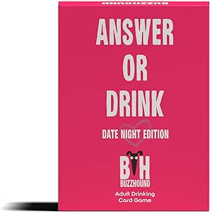 Amazon.com: BuzzHound Date Night Couples Game - 60 Card Set with 'Nice' & 'Playful' Questions ...