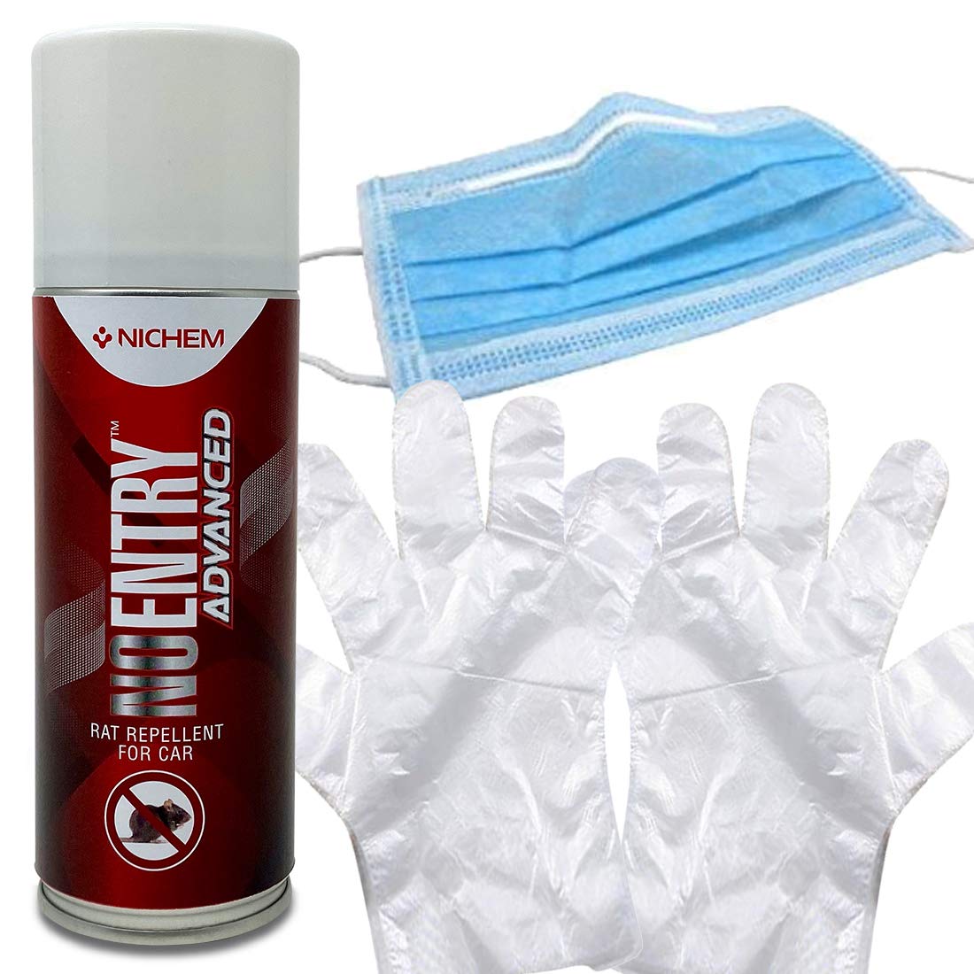 NICHEM No Entry Advanced Rat Repellent Aerosol Spray for Cars,Bitter ...