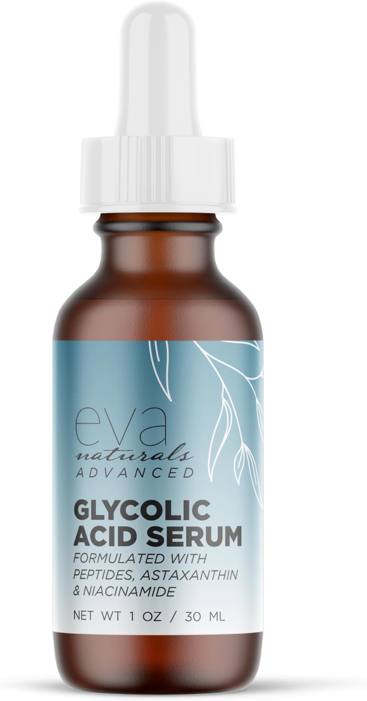 Amazon.com: Eva Naturals Glycolic Acid Serum (1 oz) – Face Serum with ...
