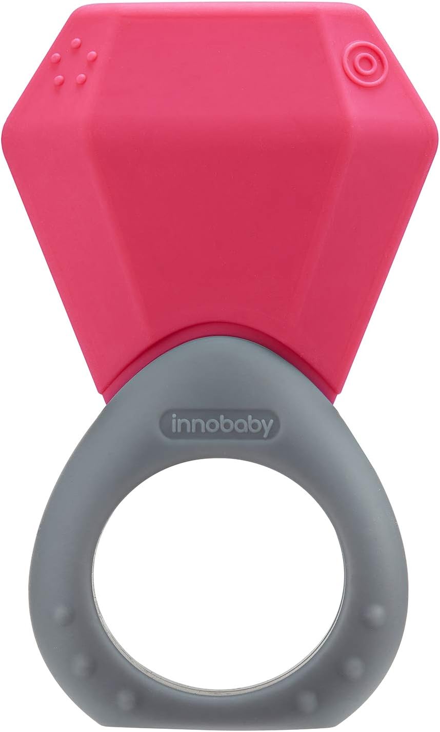 Amazon.com : INNOBABY TEETHIN' Smart Birthstone Ring TEETHER - July ...