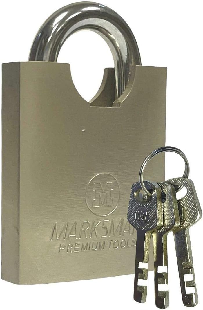 40/50/ 60MM Heavy Duty Closed Shackle HIGH Security Container Padlock ...