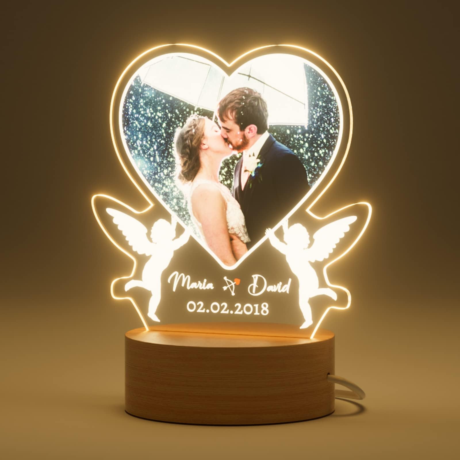 iDIY Personalised Gifts for Her Infinity Night Light - Personalised ...