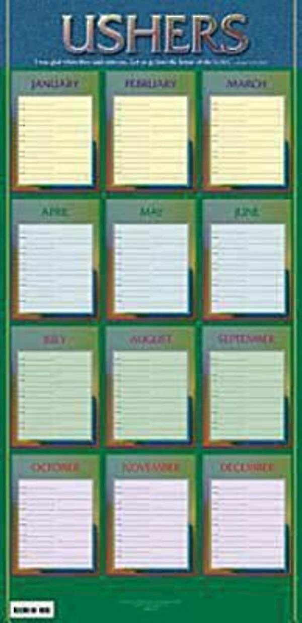 Usher Chart: Abingdon Press: 9780687043149: Amazon.com: Books