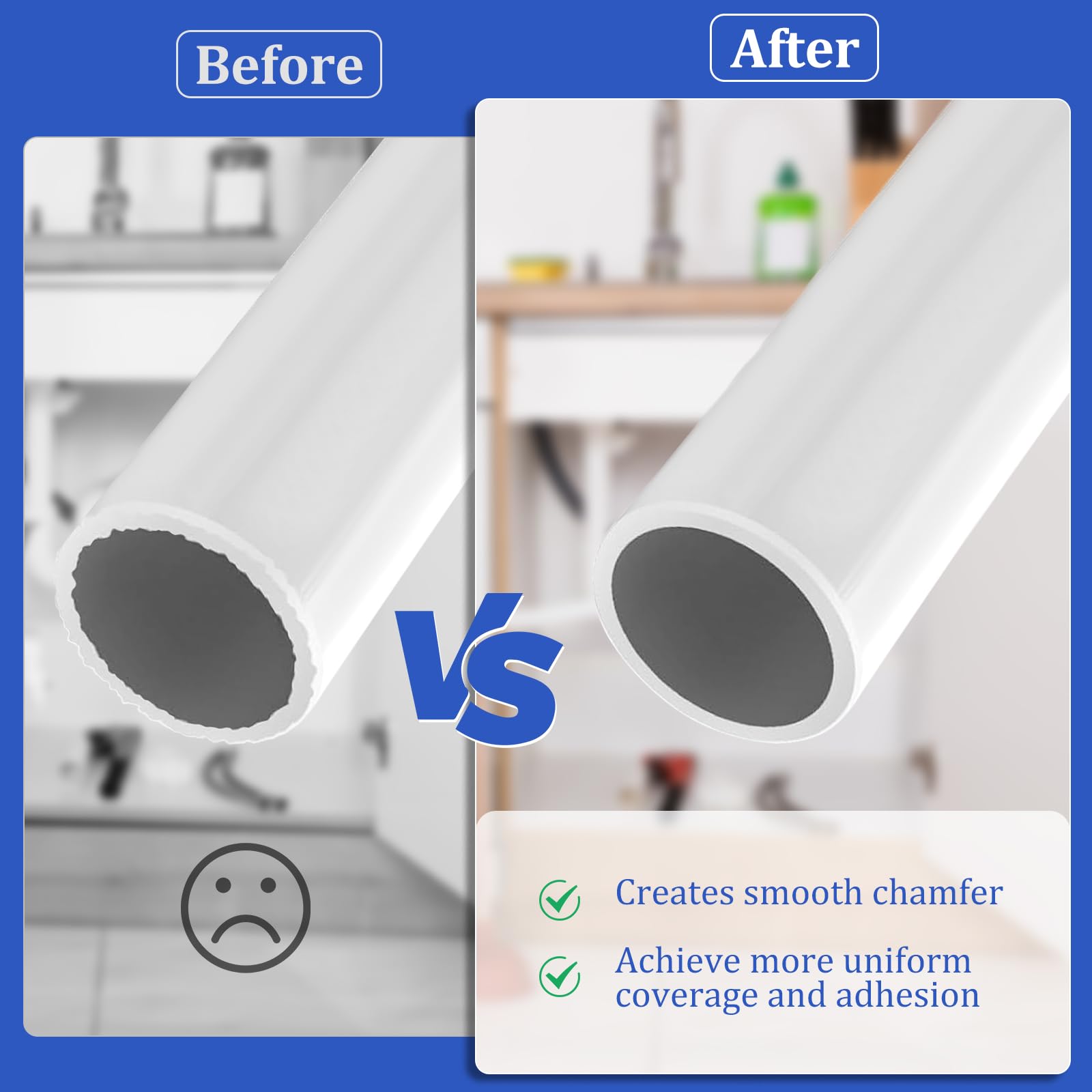 Snapklik.com : Deburring Tool For Plastic Pipe, Suitable For 6 Pipes ...