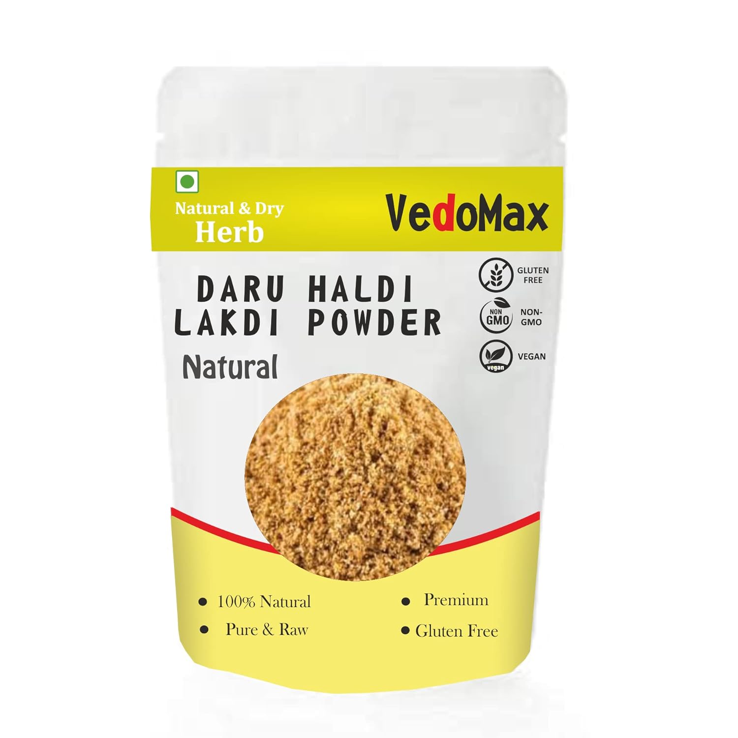 Vedomax Daru Haldi Lakdi Powder – Daruhaldi Wood Powder – Indian ...