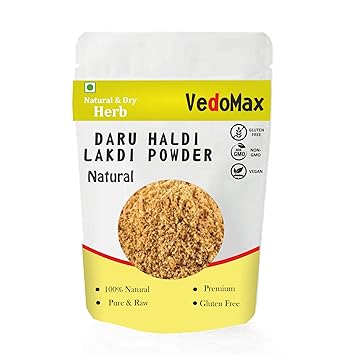 Vedomax Daru Haldi Lakdi Powder – Daruhaldi Wood Powder – Indian ...